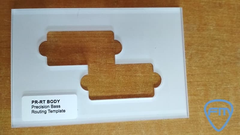 Precision BASS Pickup Routing Template - Luthier Tool - | Reverb