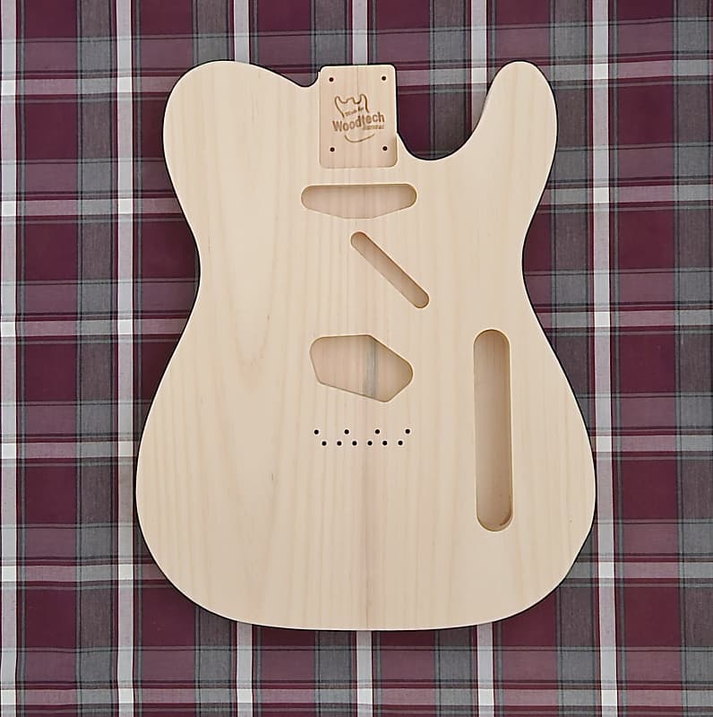 Woodtech Routing - 2 pc Eastern White Pine Telecaster Body - | Reverb