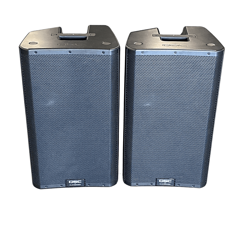 QSC K12.2 2000W 12 inch Powered Speaker *Pair* w/Bags | Reverb