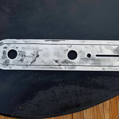 Custom telecaster hand-engraved floral relic aluminum | Reverb France