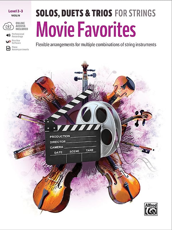 Solos, Duets & Trios for Strings: Movie FavoritesFlexible | Reverb