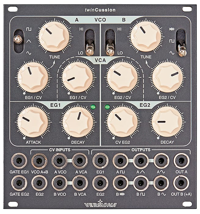 NEW Vermona Twin cussion + eurorack drum module | Reverb