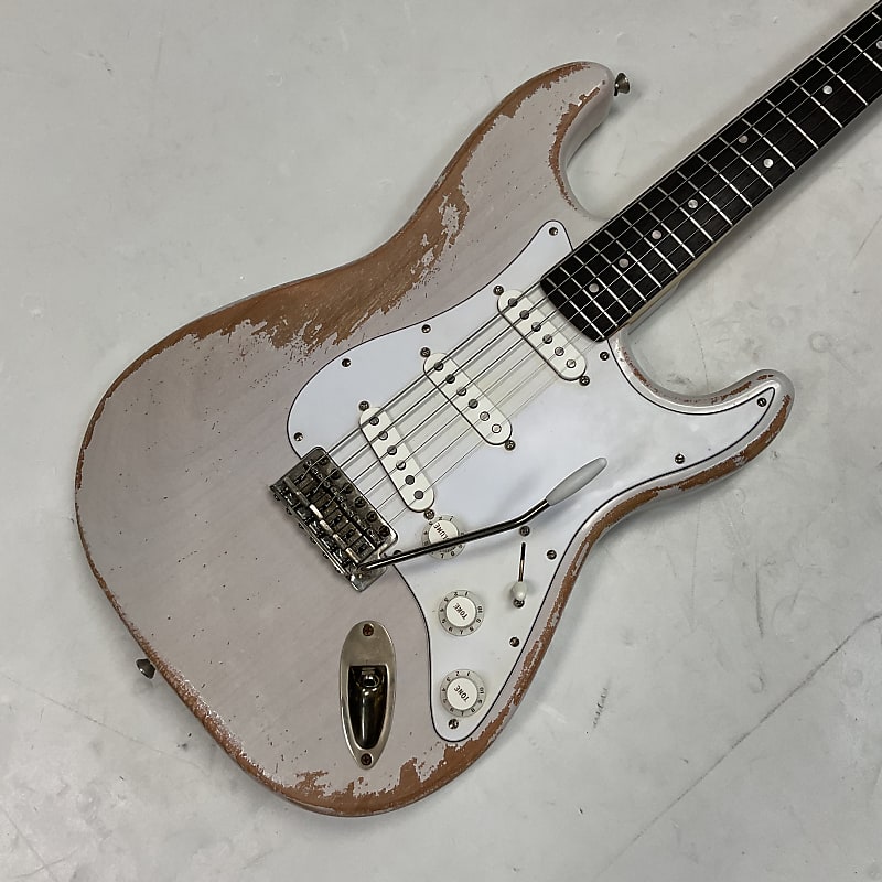Fender Partscaster Stratocaster White Blonde Relic MJT Body | Reverb