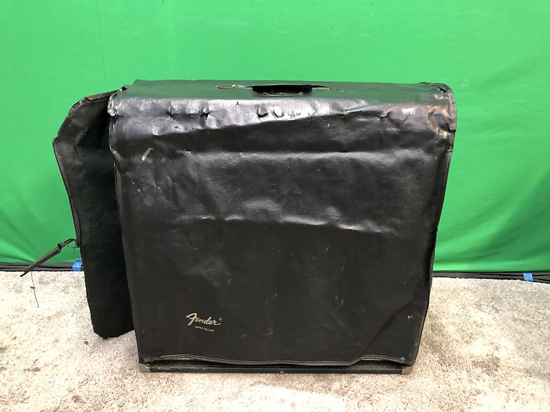 Vintage Fender Super Reverb Black Amp Cover | Reverb
