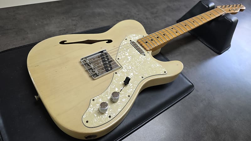 1969 Fender Telecaster Thinline Natural Ash Blonde 60s ARTIST | Reverb