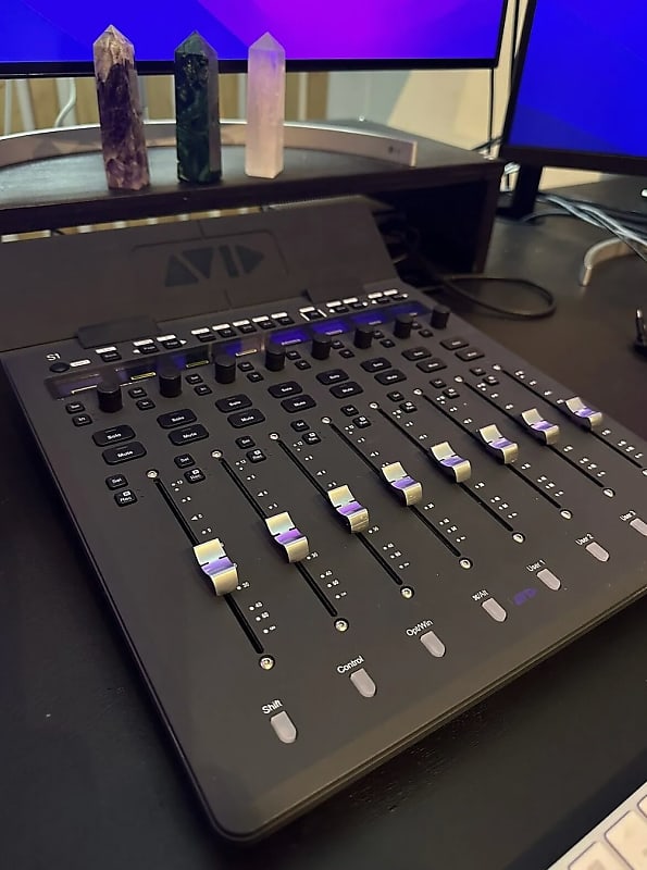 Avid S1 8-Fader Eucon Desktop Pro Tools Control surface 2019 | Reverb