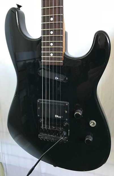 Charvel Charvette Model 150 Black Electric Guitar Made In | Reverb