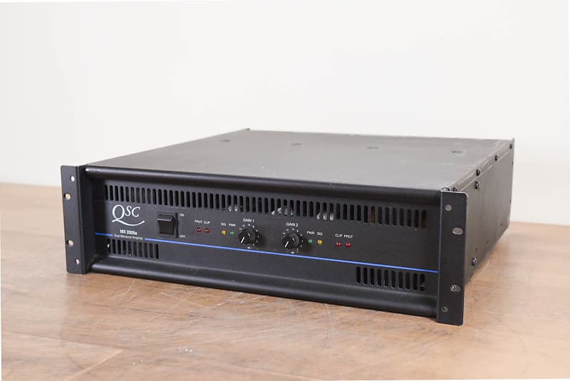 QSC MX 2000a Two-Channel Power Amplifier (church owned) | Reverb