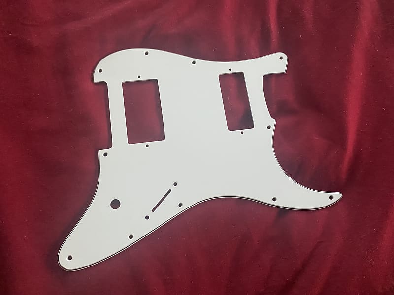 Warmoth Strat HH Pickguard 3-Ply 11-Hole Mini Humbucker | Reverb