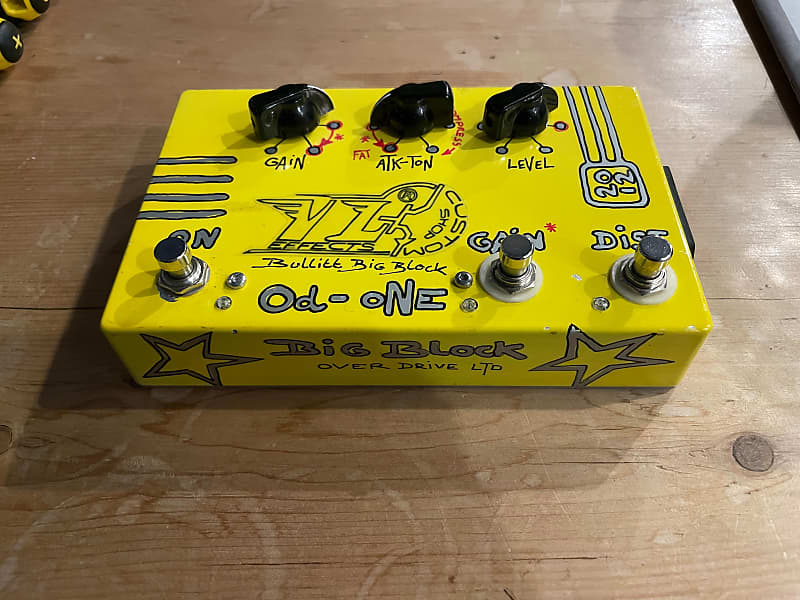 VL Effects OD One Big Block Overdrive Boost Pedal - V Rare | Reverb