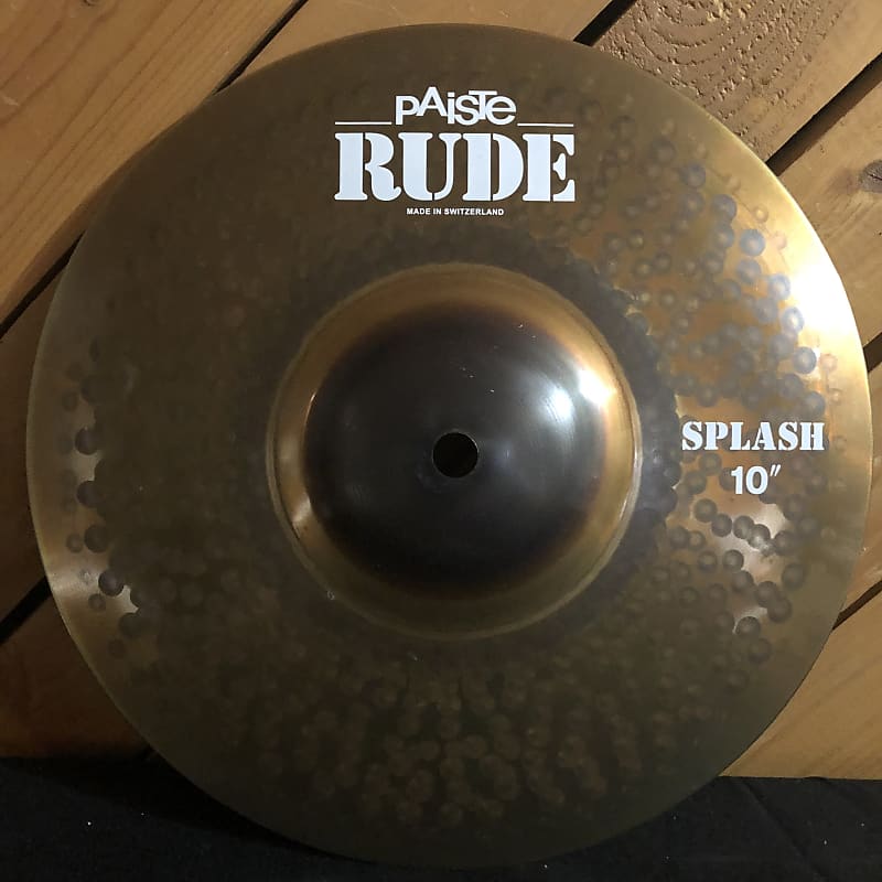 Paiste 10" RUDE Splash Cymbal | Reverb