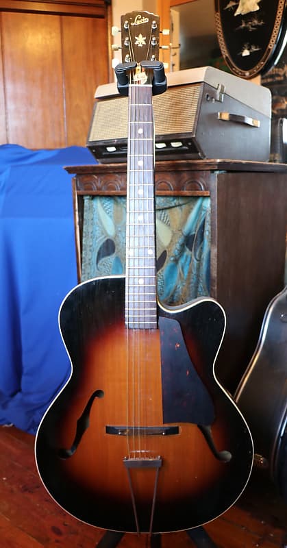 Vintage 1950's Levin 335 (Solid Carved Top Archtop) + H/Case | Reverb