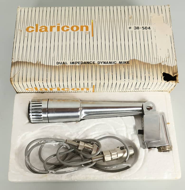 RARE 1960s Japanese Claricon 38-504 Dual Impedance Dynamic | Reverb