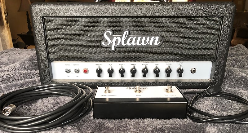 Splawn Nitro SS 50 Watt Head 2018 Black Mini Headbox Custom | Reverb