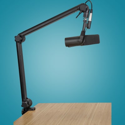 Super Rare UNIVERSAL Hollywood Microphone Desk Stand, circa | Reverb