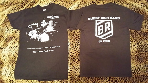 Buddy Rich Japan Tour Shirts Black | Reverb