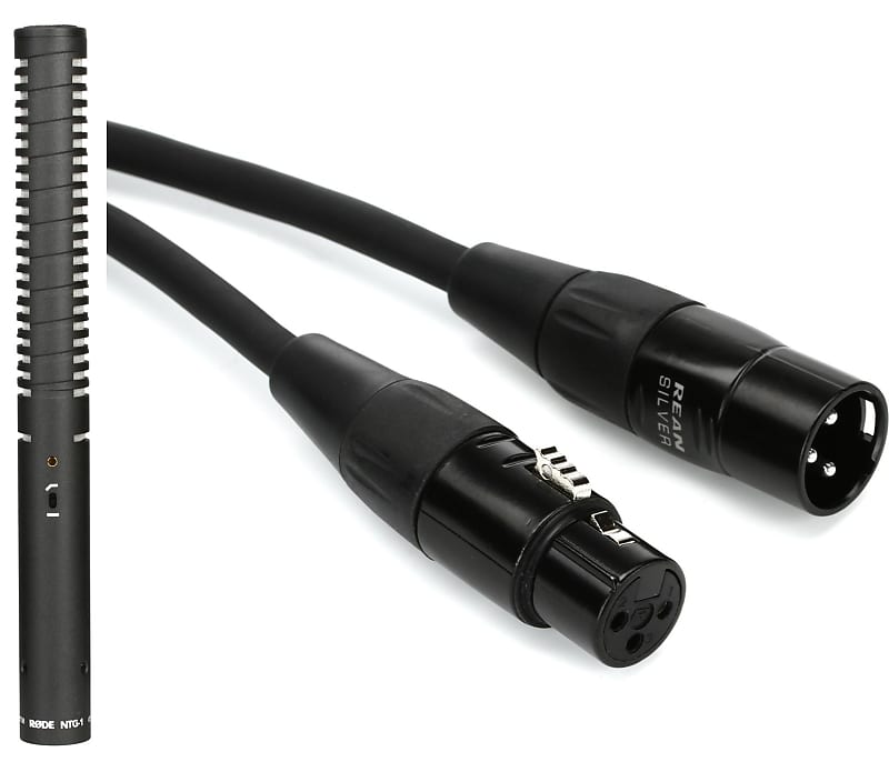 Rode NTG-1 Shotgun Condenser Microphone Bundle with Hosa | Reverb