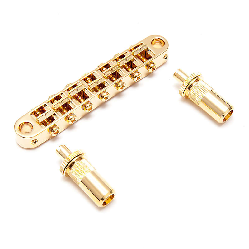 TonePros TP7 7 String Tune-o-matic Bridge (Gold) | Reverb