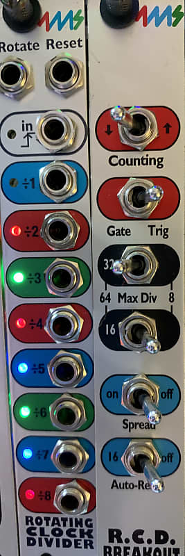 4MS Rotating Clock Divider and Breakout Expander (2 modules) | Reverb
