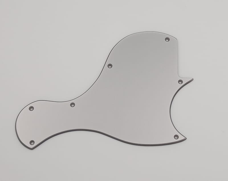 metallic titanium acrylic pickguard for epiphone SG JUNIOR | Reverb