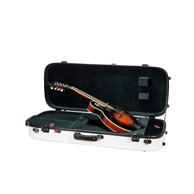 Crossrock Fiberglass Oblong Case fits F-Style Mandolin, with | Reverb