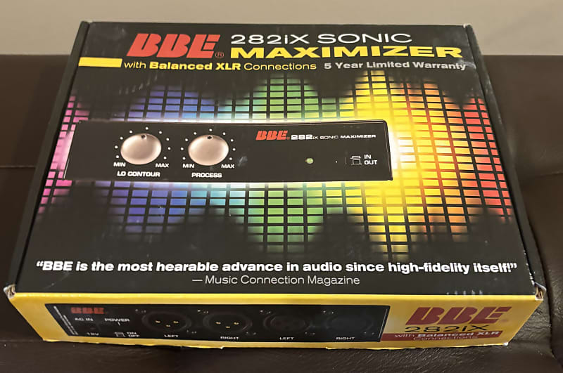 BBE 282iX Desktop Sonic Maximizer with Balanced 3-Pin XLR | Reverb