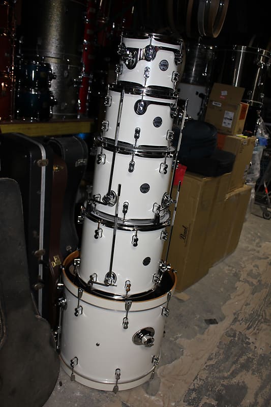 PDP Concept Maple / White-Blue Pearl 6 pc. Shell Pack | Reverb