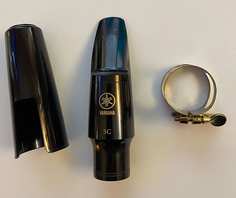 Yamaha Tenor Sax Mouthpiece, 5C with Ligature and cap | Reverb