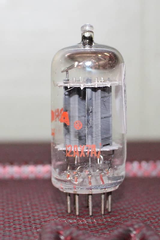 TUNG SOL USA 12AX7 PERFECT BALANCE LONG PLATE BENT SQUARE | Reverb