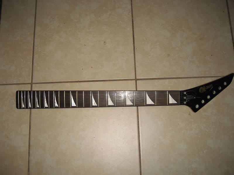 24 Fret Shark Fin Inlay Guitar Neck~w/Locking Nut~Series | Reverb