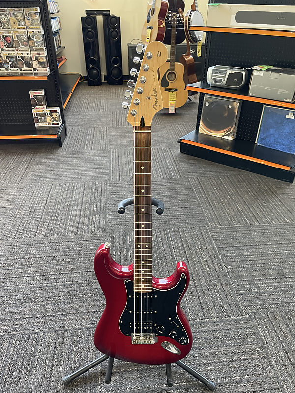 Fender Stratocaster HSS - Transparent Red MIM | Reverb