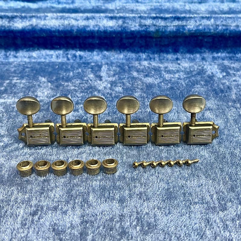 1960's Fender Kluson Single Line Guitar Tuners - Complete Set | Reverb
