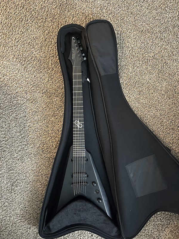 Solar Guitars V2.7C Carbon Black Matte - Black | Reverb