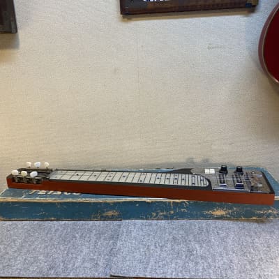 Amazing, Teisco EG-DB2 lap steel guitar in the original box | Reverb