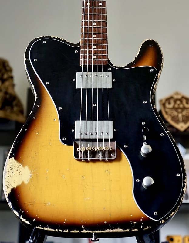 TMG Gatton T-Type TMG Humbuckers Relic'd 70s Tobacco Burst | Reverb