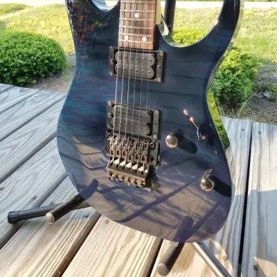 Ibanez RG520QS 2000 Trans Blue | Reverb