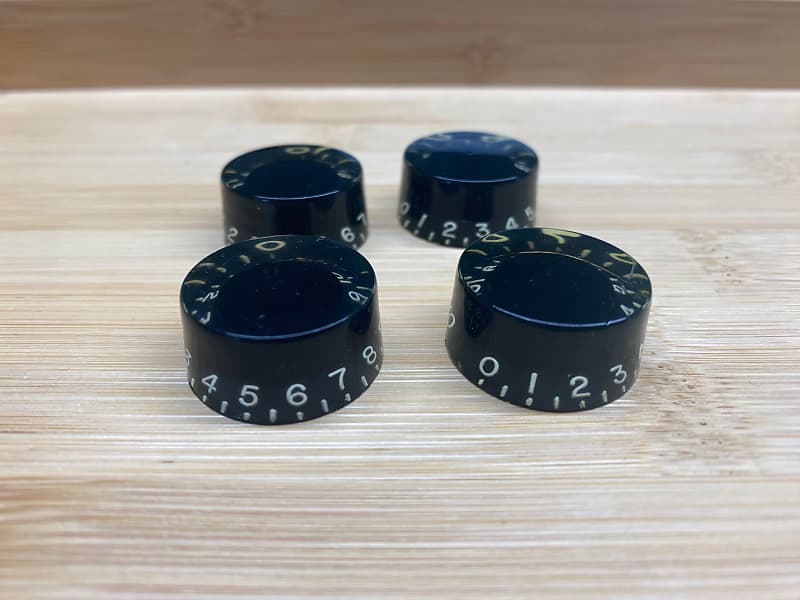 Gibson Vintage Black Barrel Speed Knobs Les Paul ES SG 1967 | Reverb