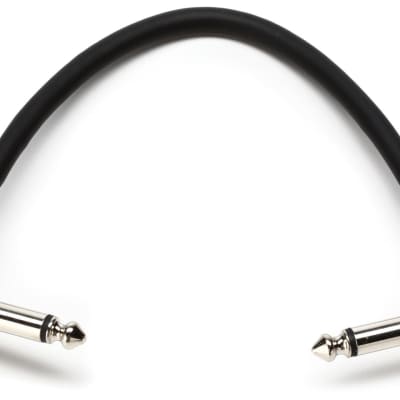 Hosa HGFP-000.5 Pro Series Flat Right-Angle Guitar Patch | Reverb