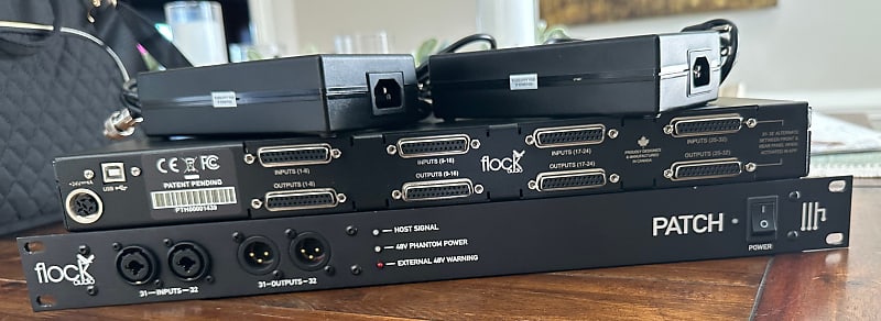 Flock Audio 64-Point Digital Analog Patchbay - Black | Reverb