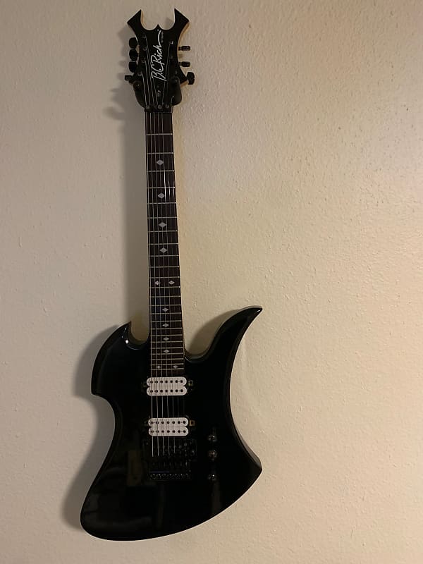 B.C. Rich Mockingbird N7 Floyd Rose 2000s - Black 7 String | Reverb