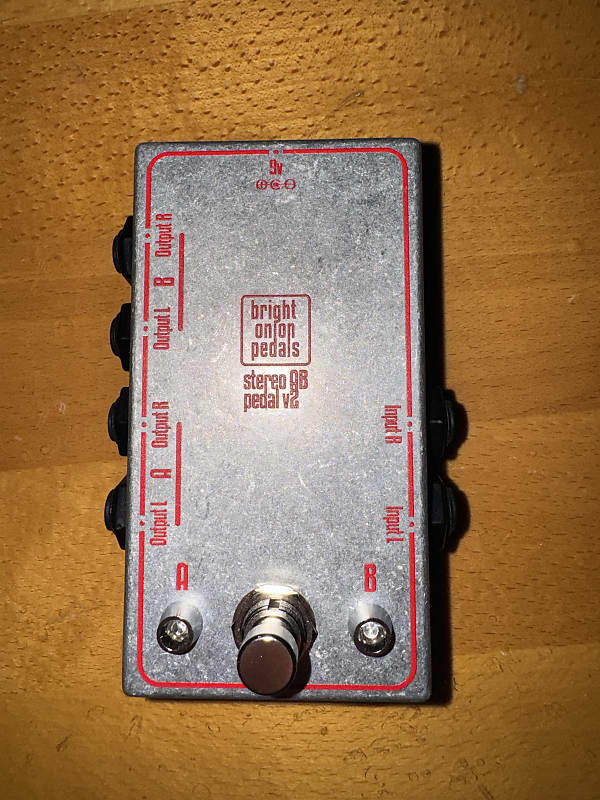Bright Onion Pedals Stereo AB Output Switch v2 2024 - Raw | Reverb