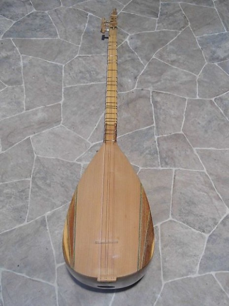 beautiful vintage OYMA DUT SAZ BAGLAMA 6string turkish | Reverb
