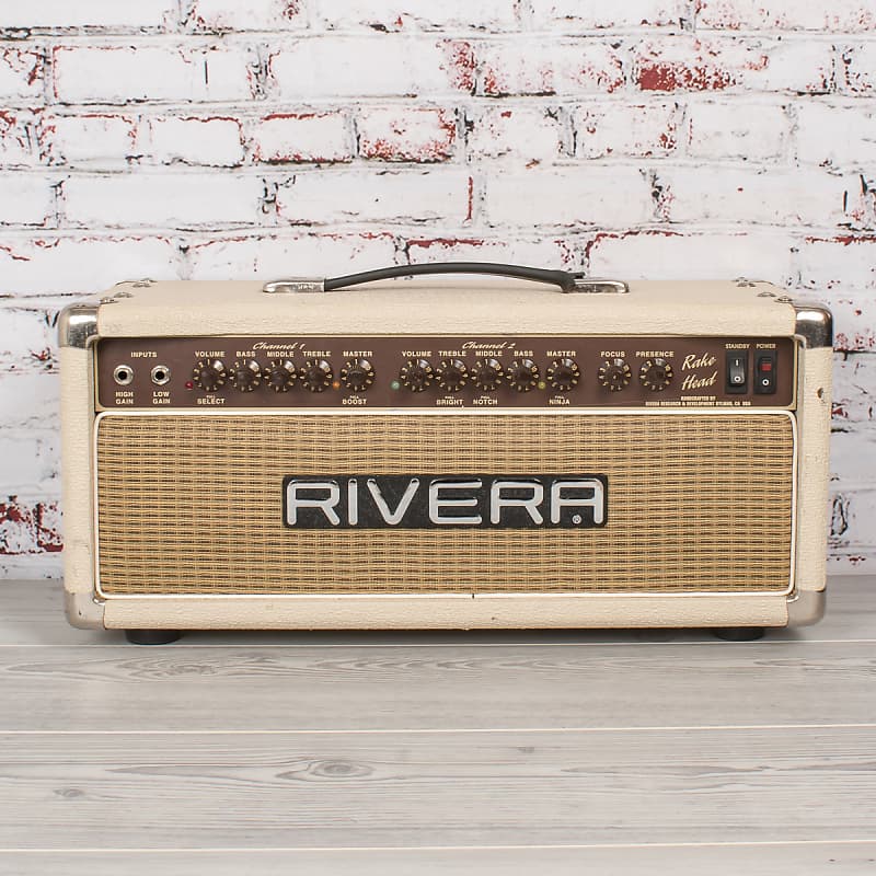 Rivera Rake Tube Guitar Amp Head, Blonde w/ Pedal xRH55 | Reverb