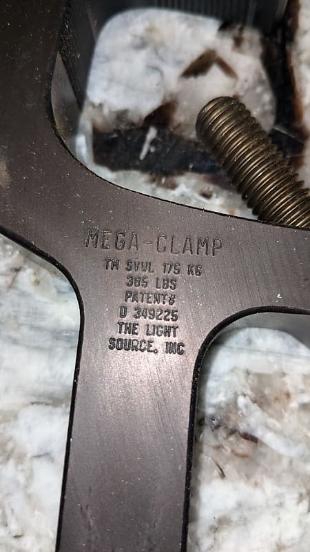 MEGA-CLAMP Model SVWL, Pro Light Source C- CLAMP Mount | Reverb