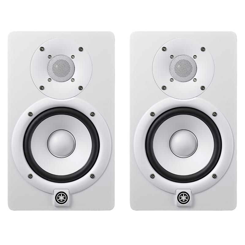 Yamaha HS5 5-Inch Studio Monitor Pair - White - Mint, Open | Reverb