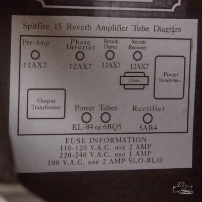 Matchless Spitfire '15 Reverb Combo Amplifier | Reverb