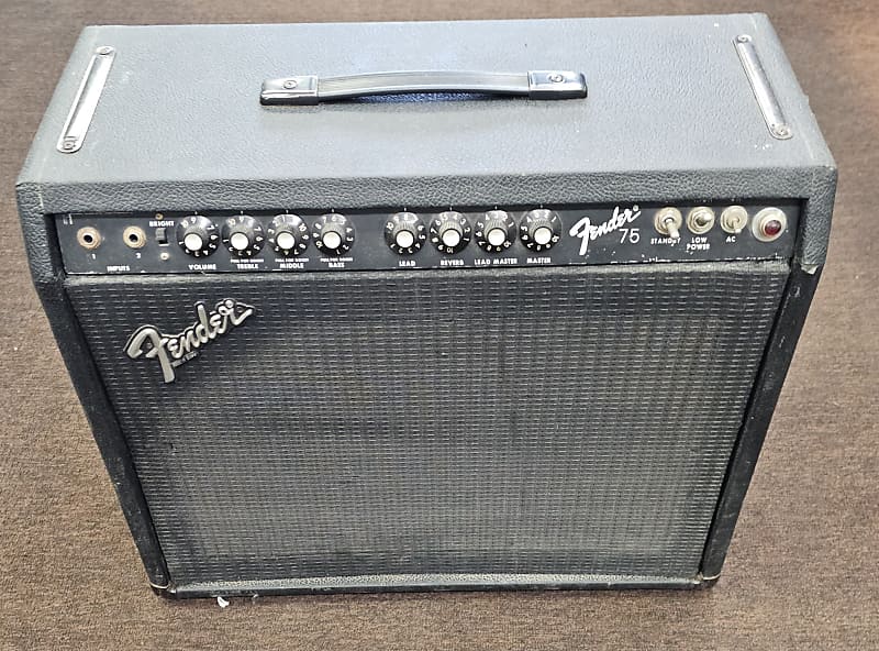 Fender 75 Tube Amp 2 Channel With Reverb | Reverb