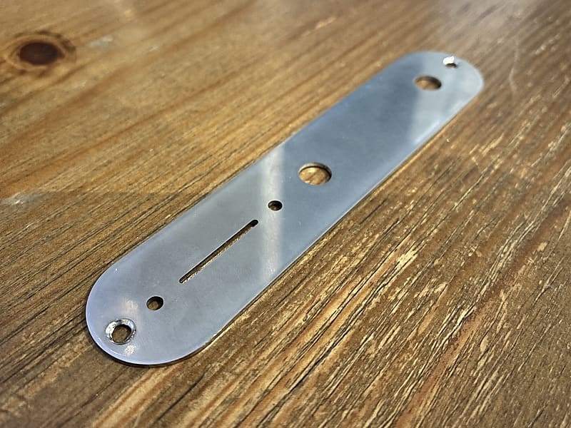 Telecaster Control Plate Brushed Stainless Steel Handmade | Reverb