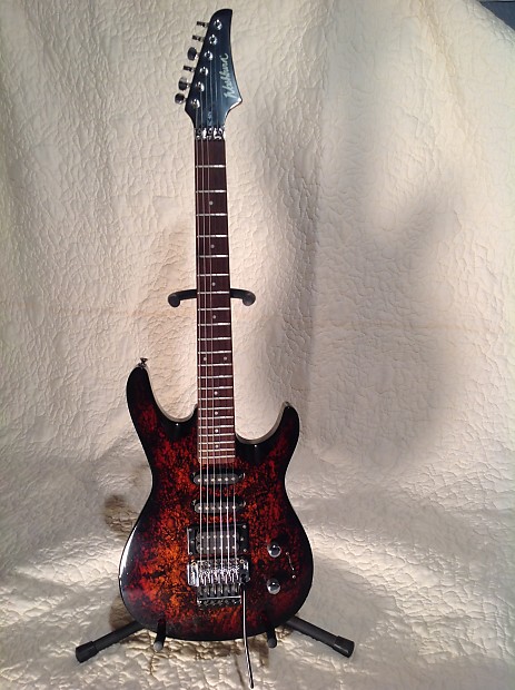 Washburn KC-40V Woodstone Brown Floyd Rose Super Strat | Reverb