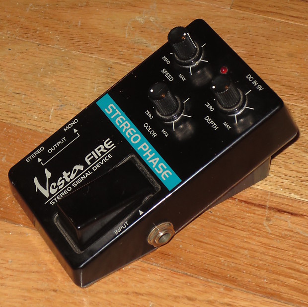 Vesta Fire Stereo Phase analog phaser made in Japan 1980s | Reverb